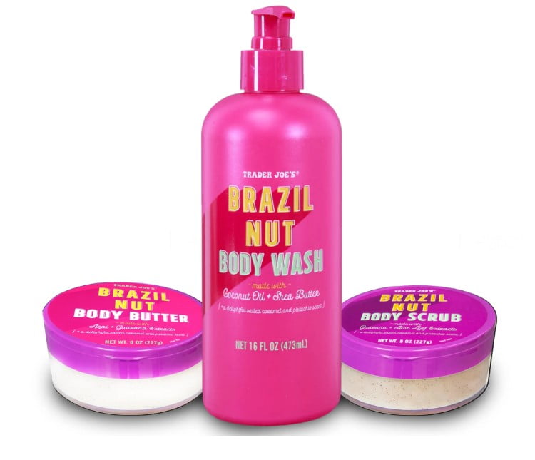 Trader Joe’s Brazil Nut Trio (Body Wash, Body Butter, and Body Scrub) 1 ...