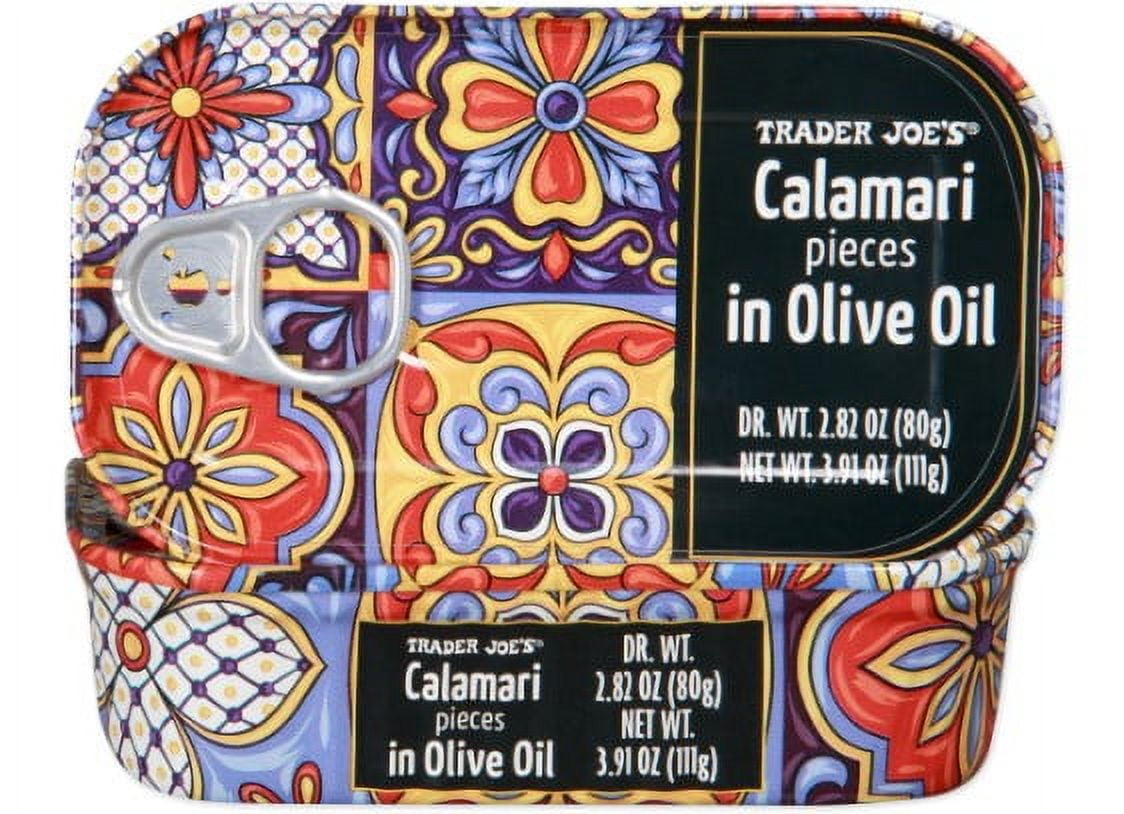 Trader Joe's Calamari pieces in Olive Oil x 2 pack - Walmart.com