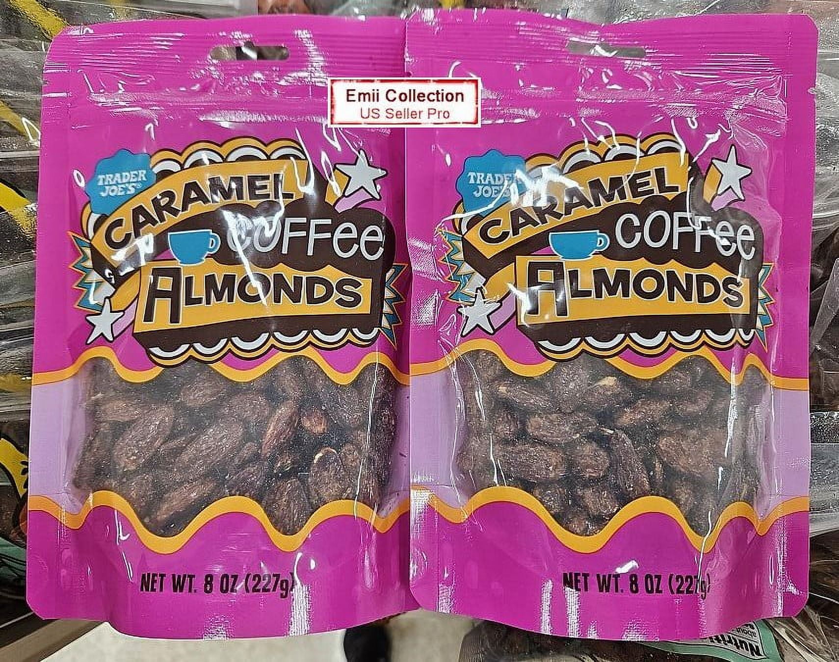 Trader Joe's Caramel Coffee Almonds 8oz 227g (2 Bags) - Walmart.com