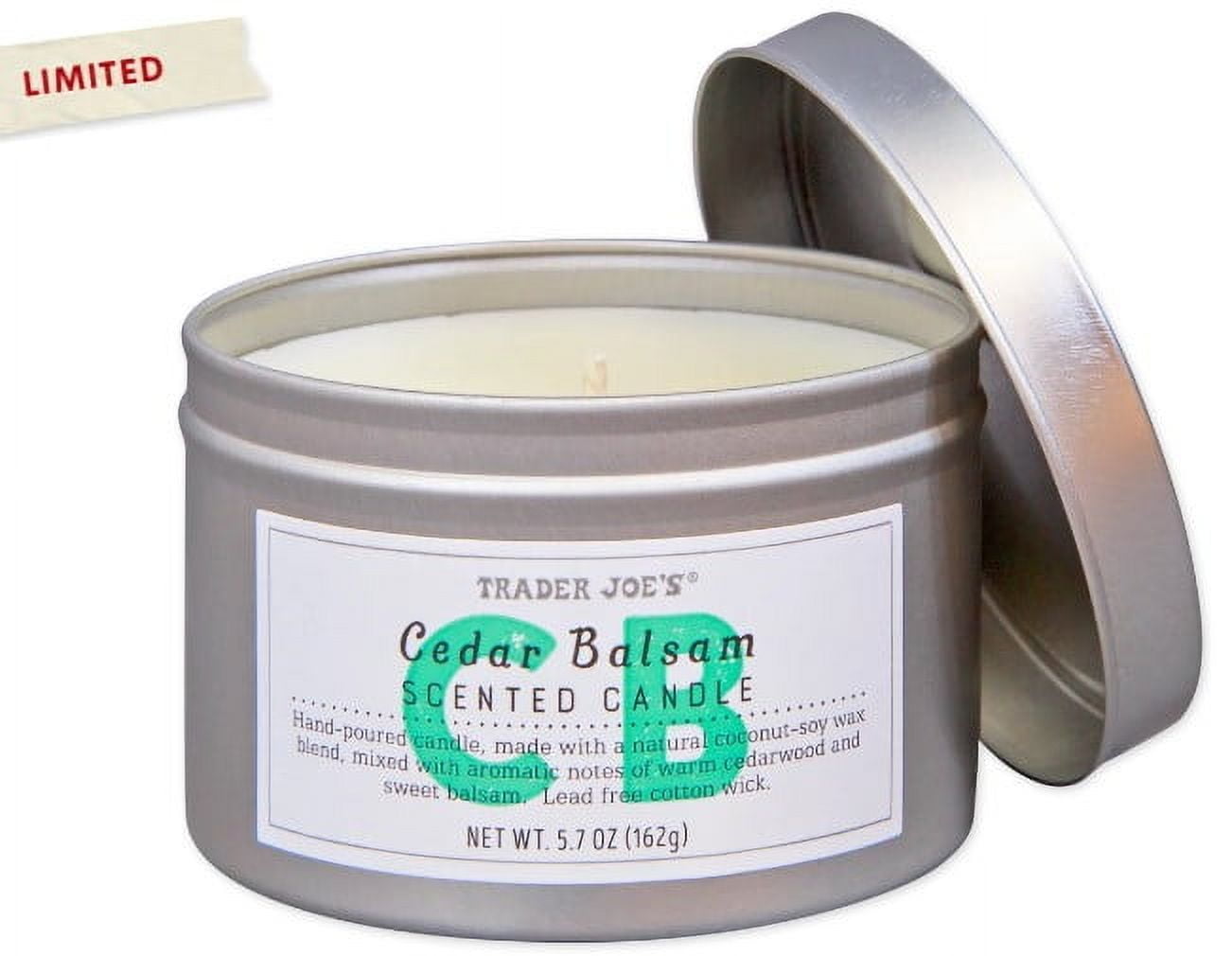 Trader Joe's Cedar Balsam Scented Candle 1 count - Walmart.com