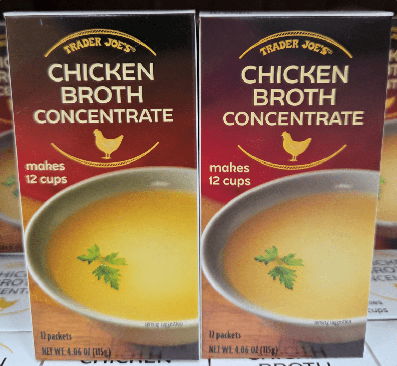 Trader Joe's Chicken Broth Concentrate 12 Packets 4.06oz 115g (2 Boxes ...