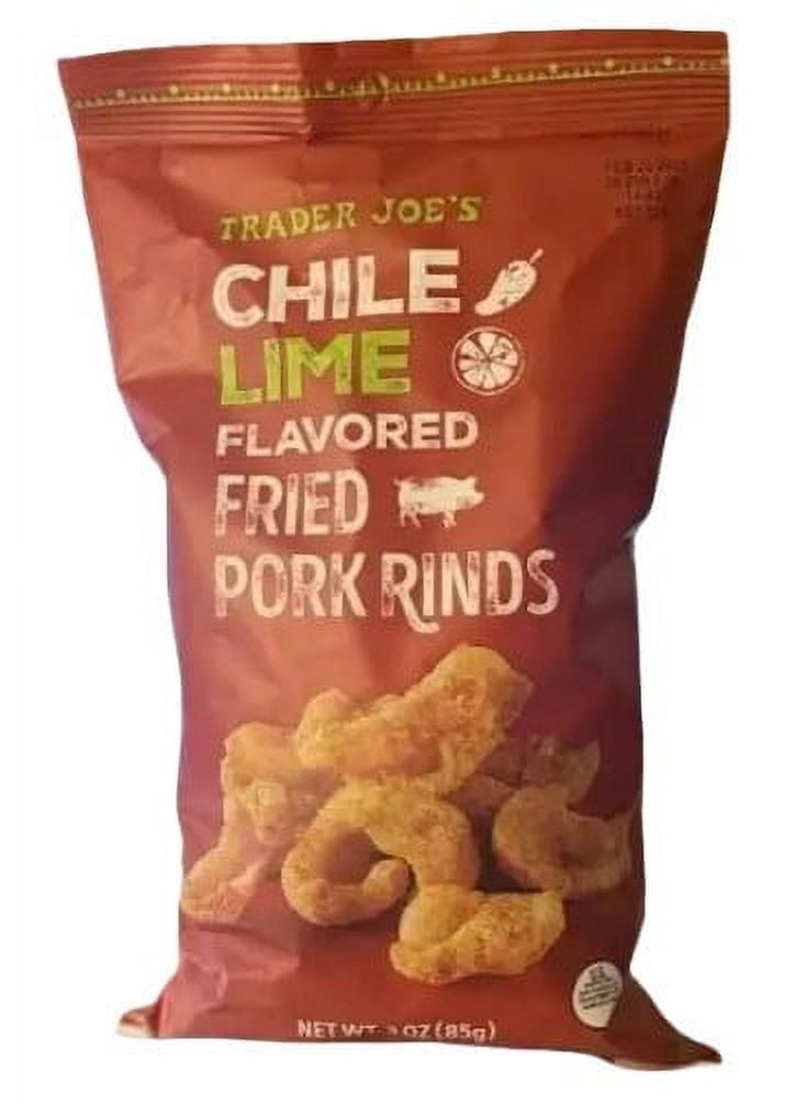Trader Joe's Chile Lime Flavored Fried Pork Rinds Net WT 3 oz - 1 pack ...