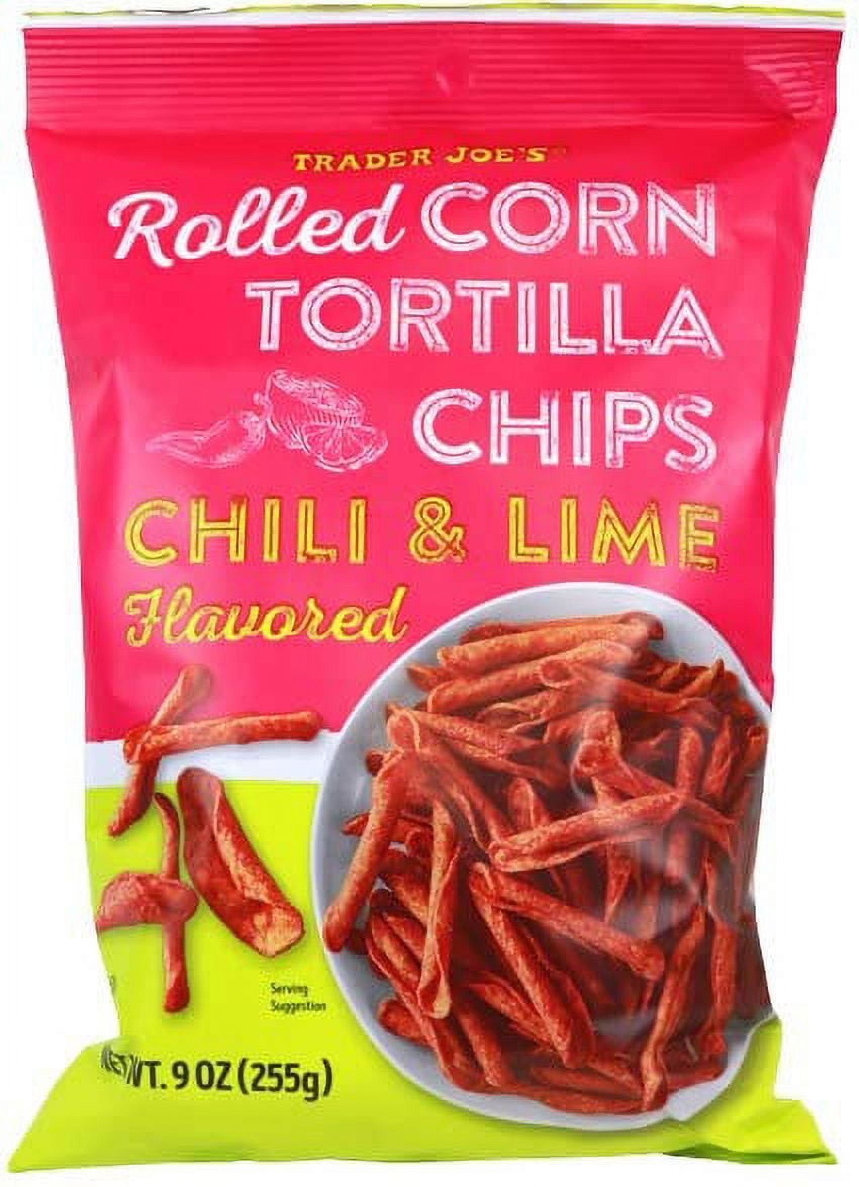 Trader Joe's Chips And Snack - All Flavors (Chili & Lime - 9 Oz, 5 Pack ...