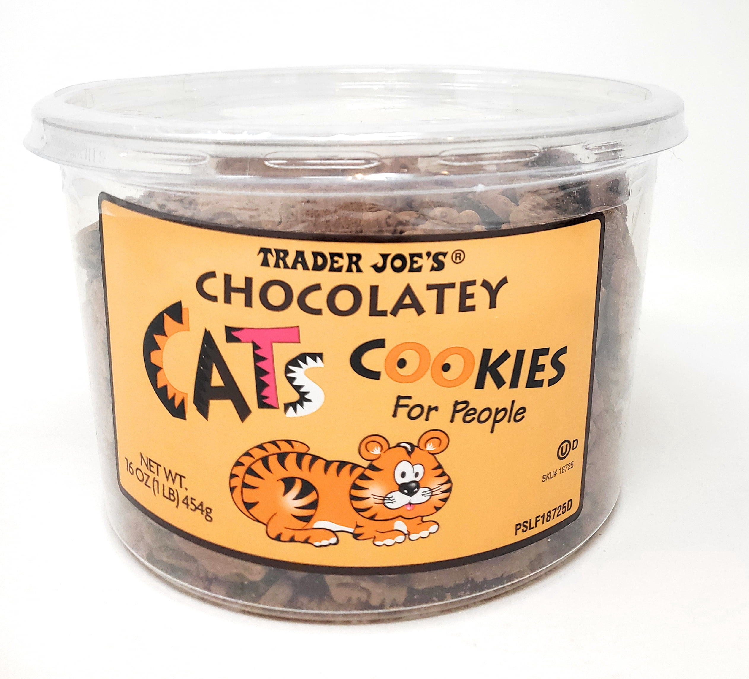 Trader Joe's Chocolatey Cats Cookies Low Fat For People 16 oz - Walmart.com