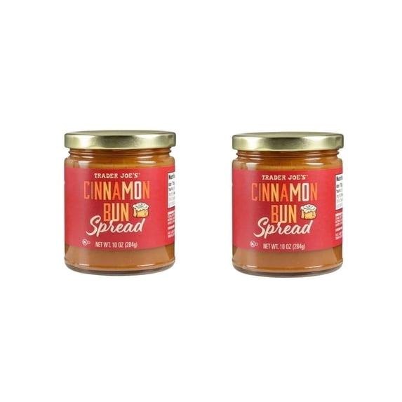 Trader Joe's Cinnamon Bun Spread, 10oz, 2 Packs - Walmart.com