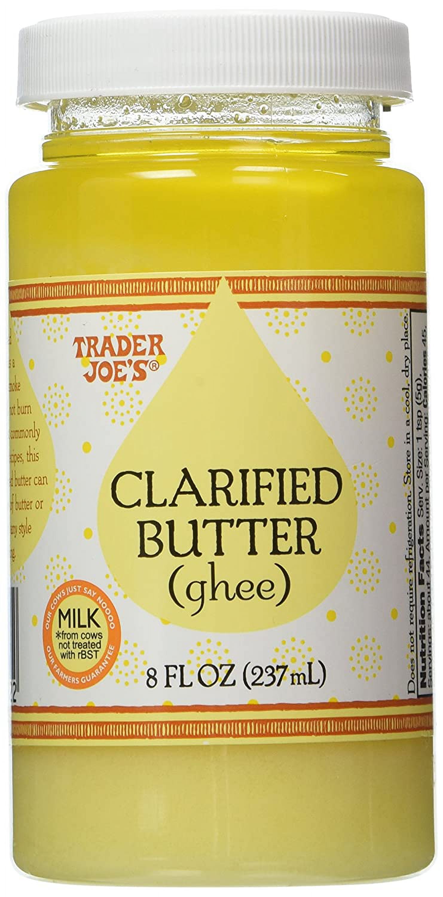 Trader Joe's Clarified Butter (Ghee) (2 - 8 oz Jars) - Walmart.com
