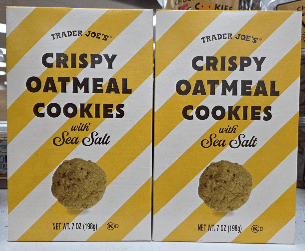 Trader Joe’s Crispy Oatmeal Cookies with Sea Salt 7oz 198g (2 Boxes) - Walmart.com