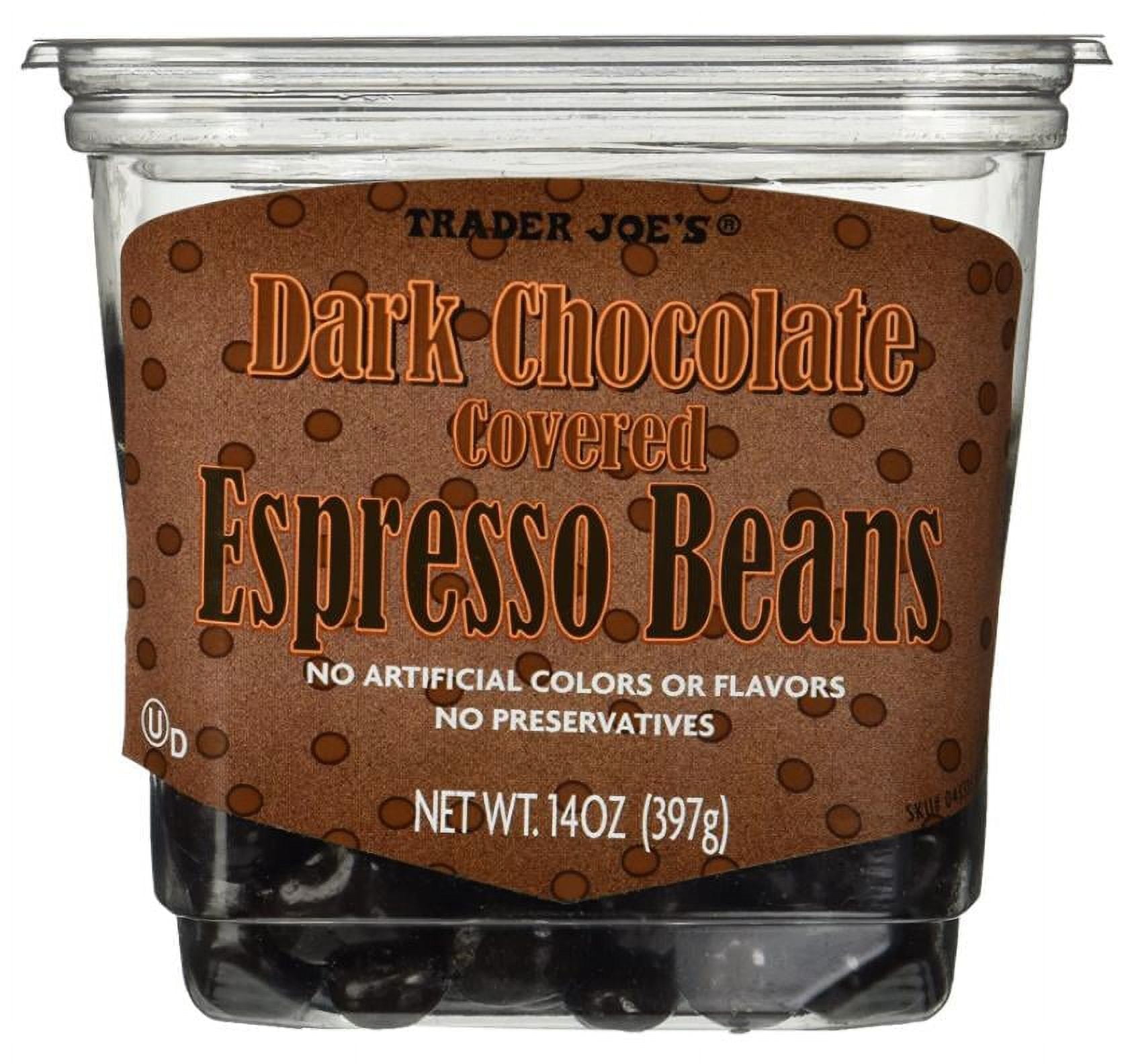 Trader Joe's Dark Chocolate Covered Espresso Beans, 14 oz, Crunchy ...