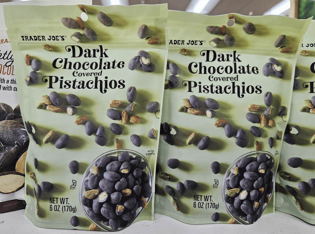 Trader Joe’s Dark Chocolate Covered Pistachios 6oz 170g (2 Bags) - Walmart.com