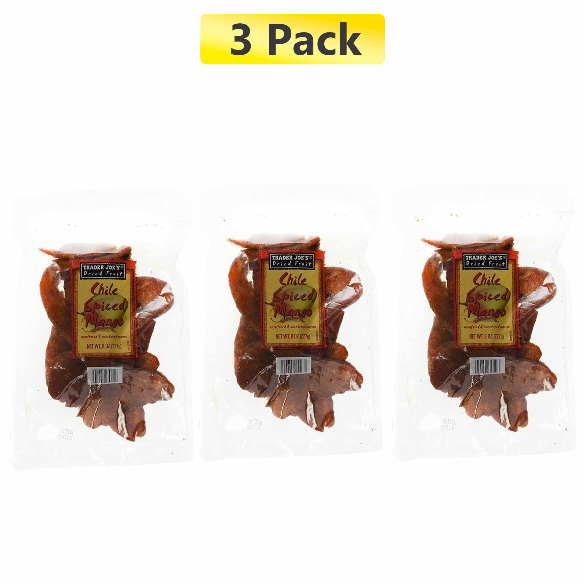 Trader Joe's Dried Mangoes with Chile Spice | Flavorful Snack | 8 oz ...