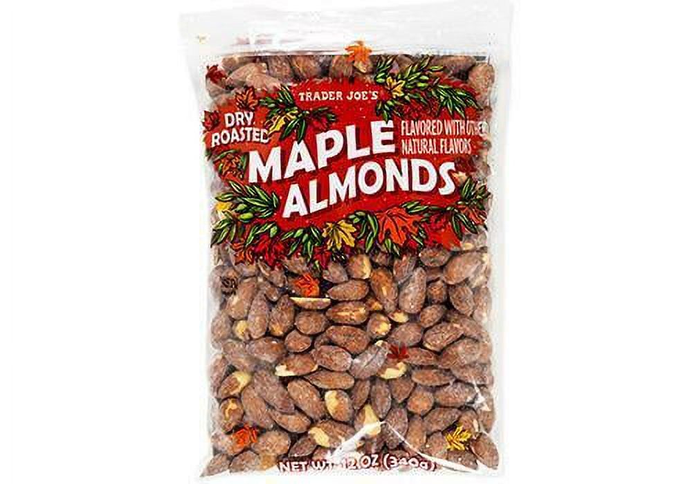 Trader Joe’s Dry Roasted Maple Almonds 12 oz - Walmart.com