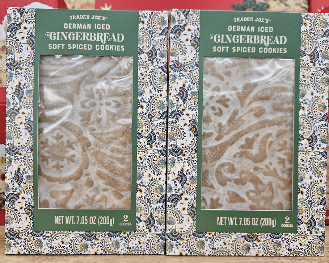 Trader Joe’s German Iced Gingerbread Soft Spiced Cookies 7.05oz 200g (2 ...