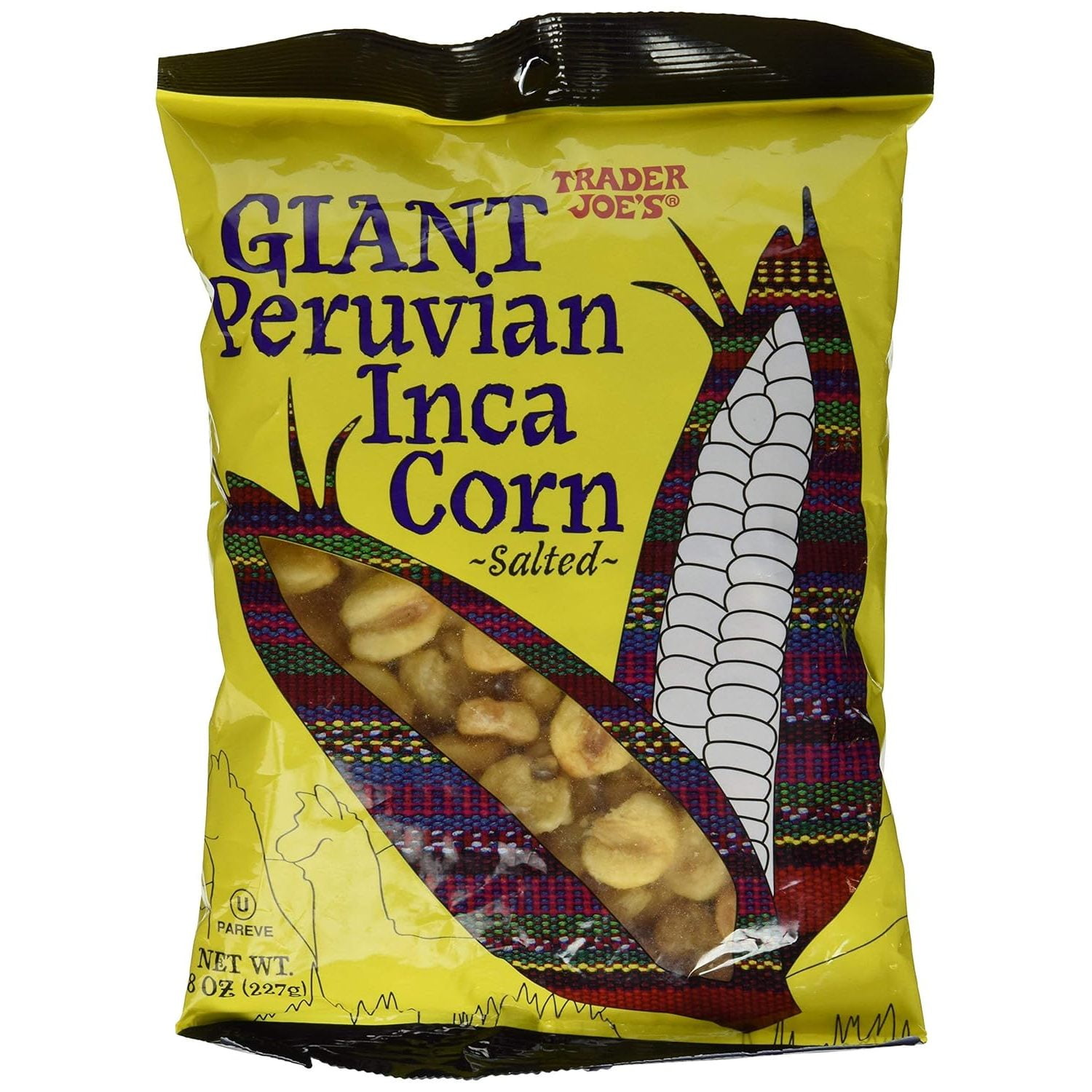 Trader Joe's Giant Peruvian Inca Corn Salted Crunchy Snack 8 Oz - PACK ...