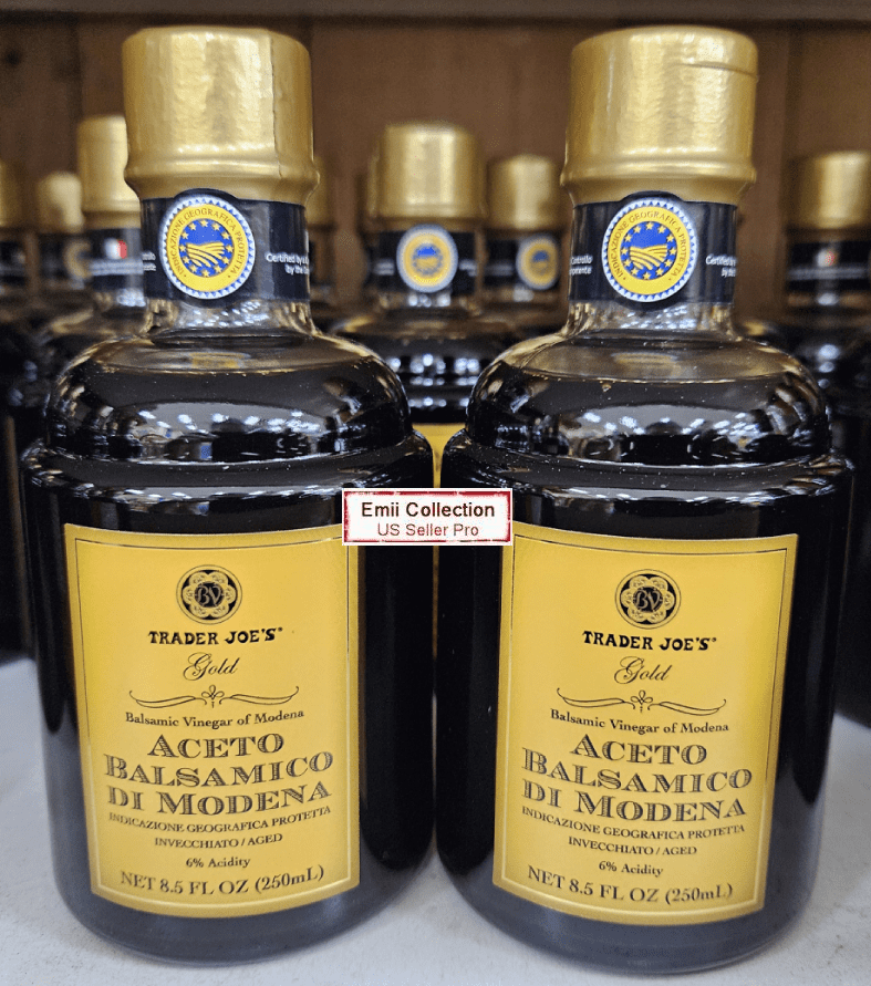 Trader Joe’s Gold Balsamic Vinegar of Modena 6% Acidity 8.5fl oz 250ml ...