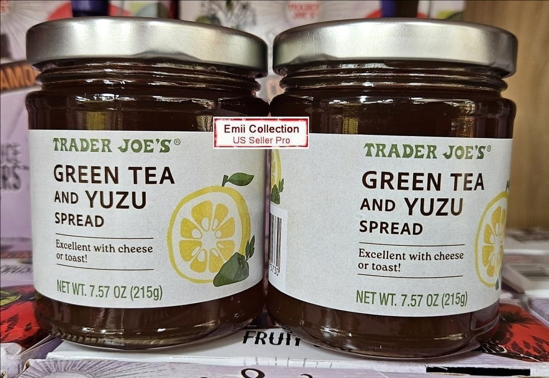 Trader Joe’s Green Tea and Yuzu Spread 7.57oz 215g (2 Jars) - Walmart.com