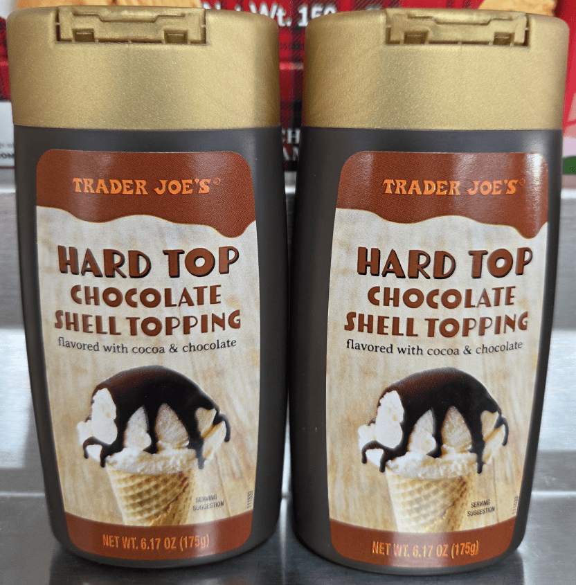 Trader Joe's Hard Top Chocolate Shell Topping 6.17oz 175g (2 Jars ...