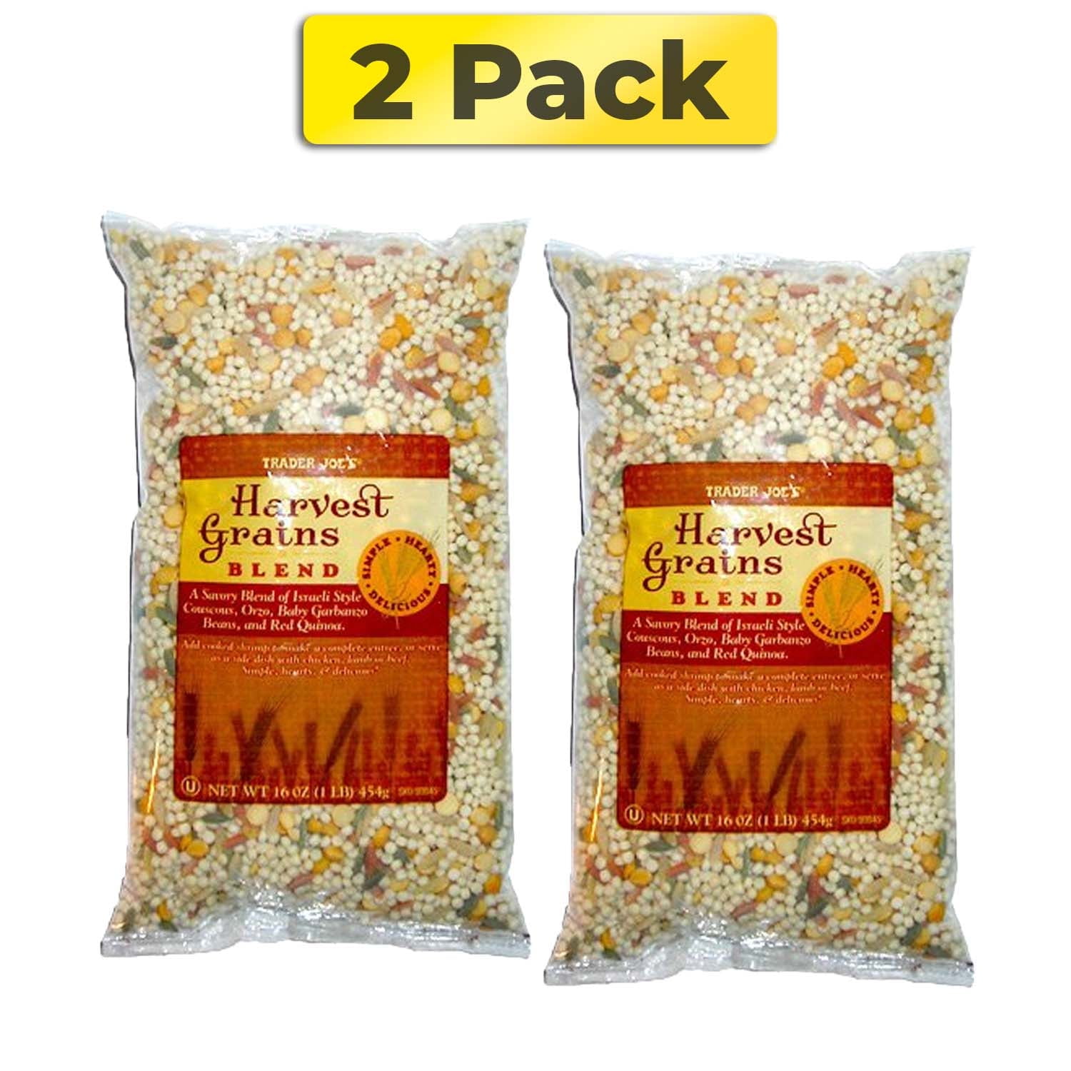 Trader Joe's Harvest Grains Blend, 16 oz, Pack 2 - Walmart.com