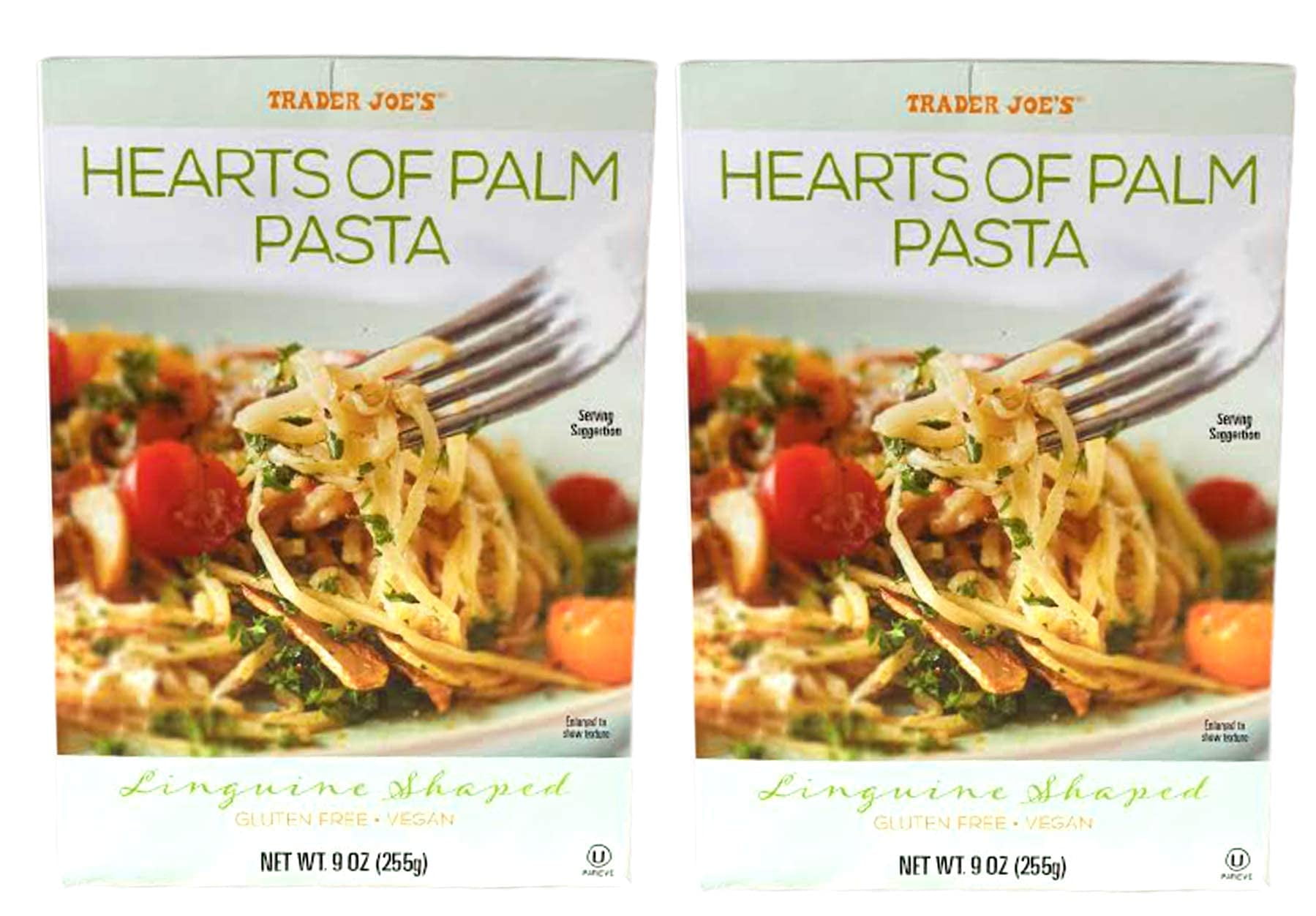 Trader Joe's Hearts of Palm Pasta, Linguine Shaped, Gluten Free, Vegan, 9 ounces (255 grams ...