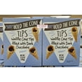 Trader Joe’s Hold the Cone Tips Waffle Cone Tips Filled with Dark Chocolate 3.53oz 100g (2 Boxes ...