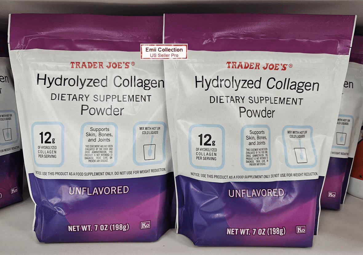 Trader Joe’s Hydrolyzed Collagen Dietary Supplement Powder Unflavored ...