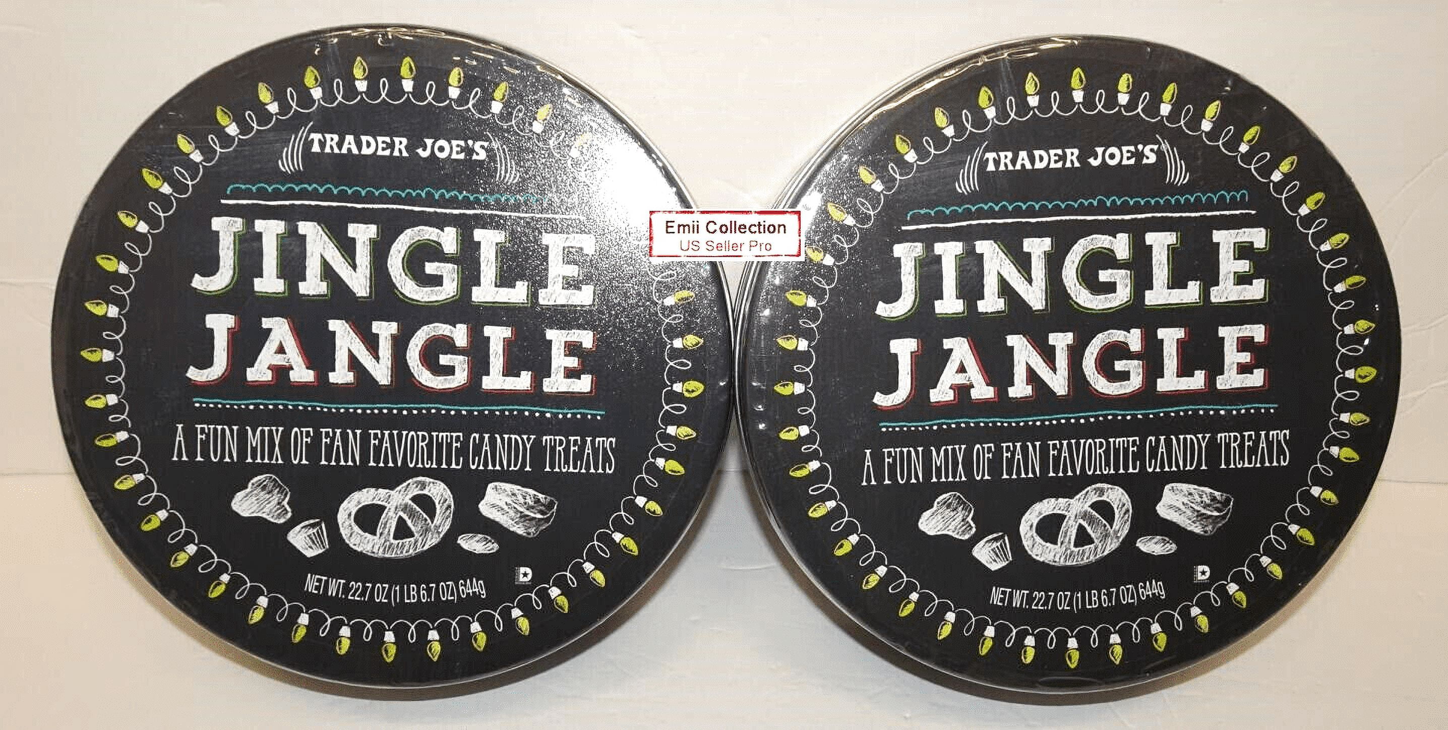 Trader Joe's Jingle Jangle a Fun Mix of Fan Favorite Candy 22.7oz 644g (2 Tin Boxes) - Walmart.com