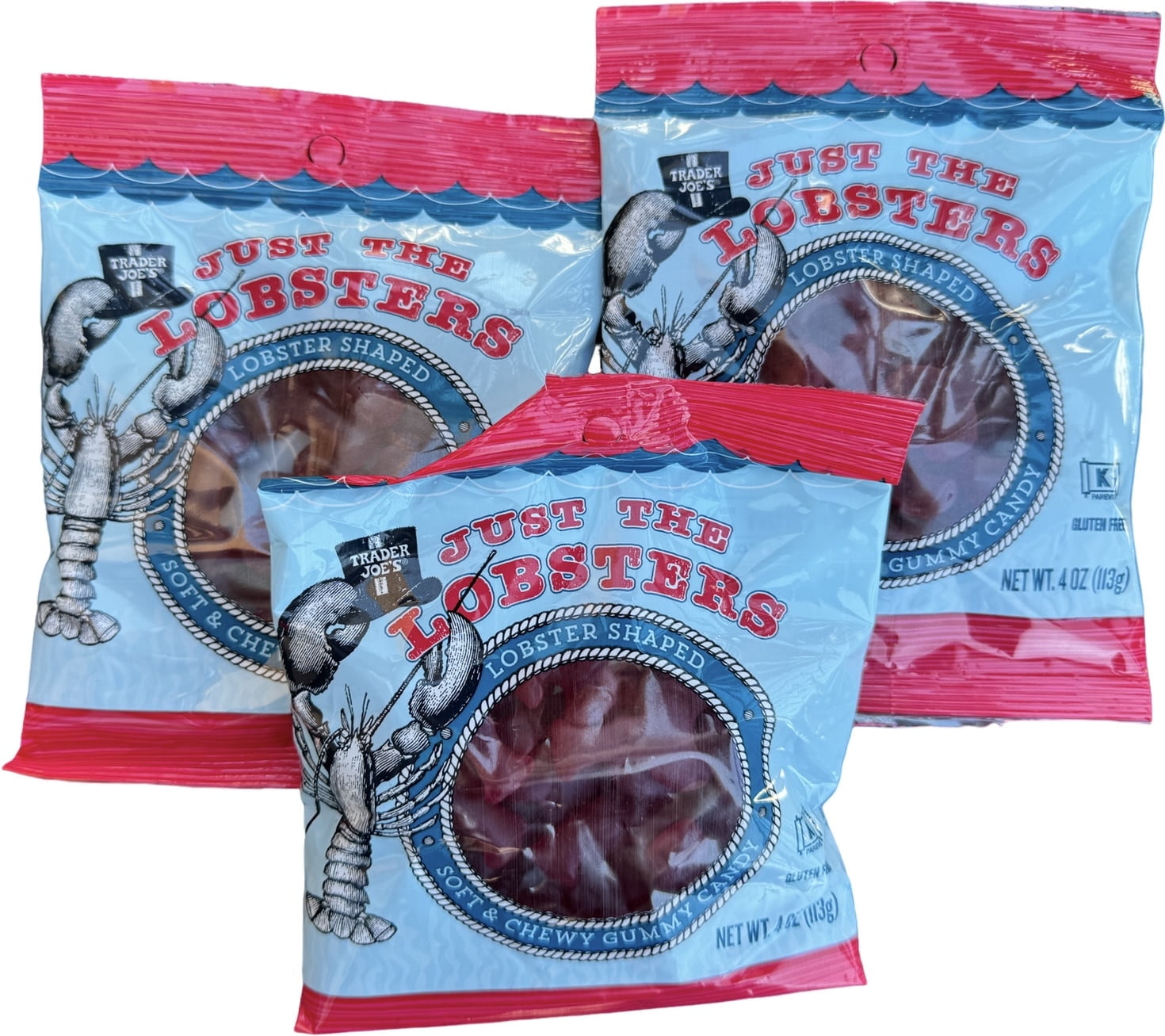 Trader Joe's Just The Lobsters, Lobster Shaped Soft & Chewy Gummy Candy ...