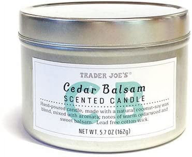Trader Joe's Limited Edition Cedar Balsam Candle - Walmart.com