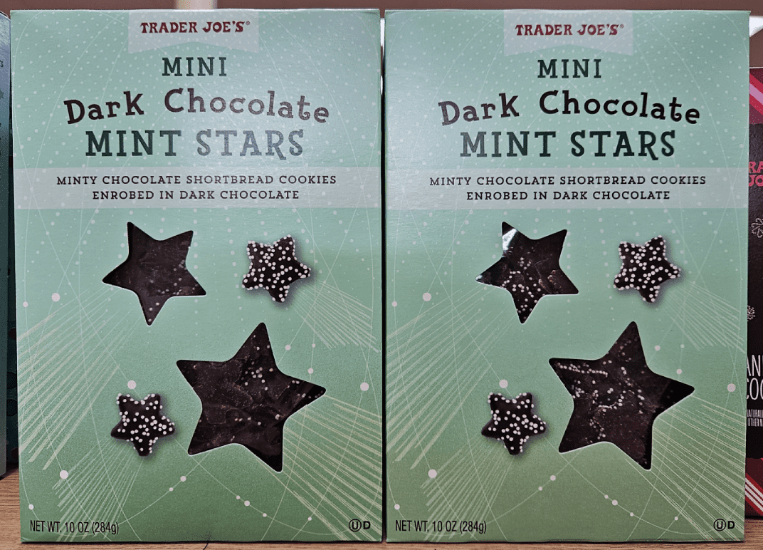 Trader Joe’s MINI Dark Chocolate Mint Stars 10oz 284g (2 Boxes ...