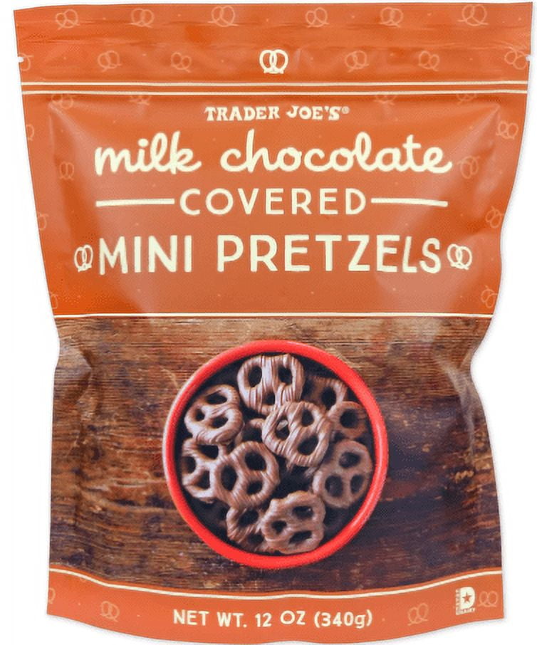 Trader Joe's Milk Chocolate Covered Mini Pretzels 12oz - Walmart.com