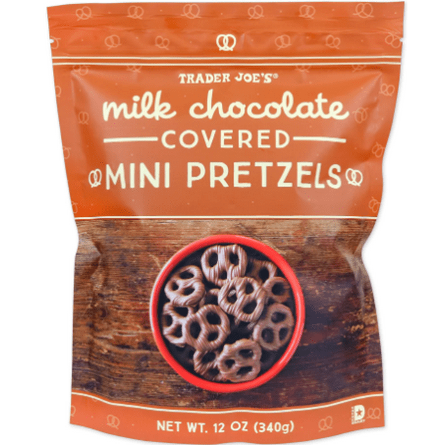 Trader Joe's Milk Chocolate Covered Mini Pretzels 12oz - Walmart.com