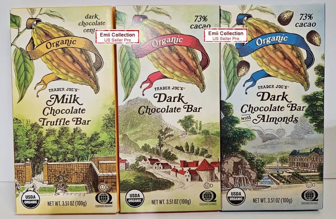 Trader Joe’s Organic 73% Cacao Dark Chocolate Bar, Dark Chocolate Bar ...