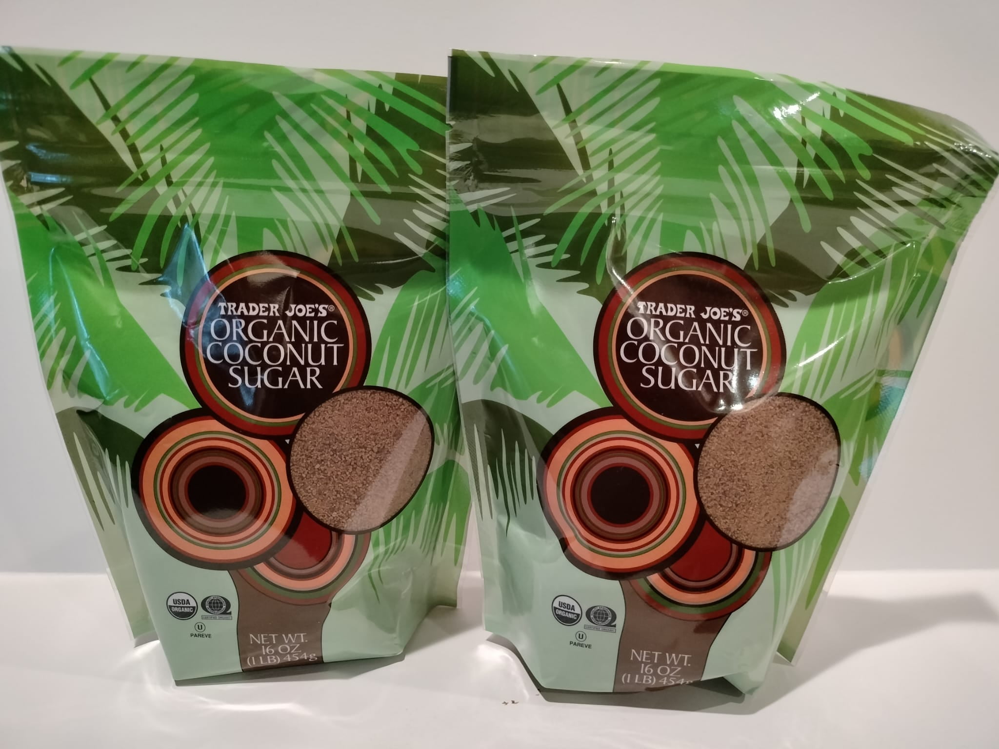 Trader Joe's Organic Coconut Sugar 1 lb - Pack of 2 - Walmart.com