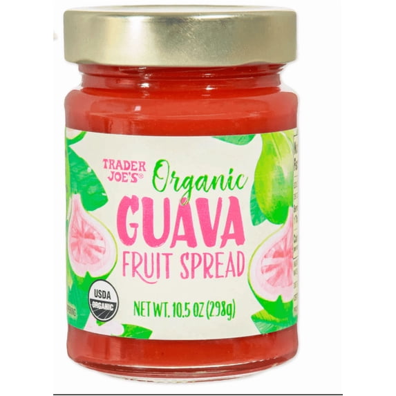 Trader Joe's Organic Guava Fruit Spread, Semi-Sweet Tropical Flavor ...