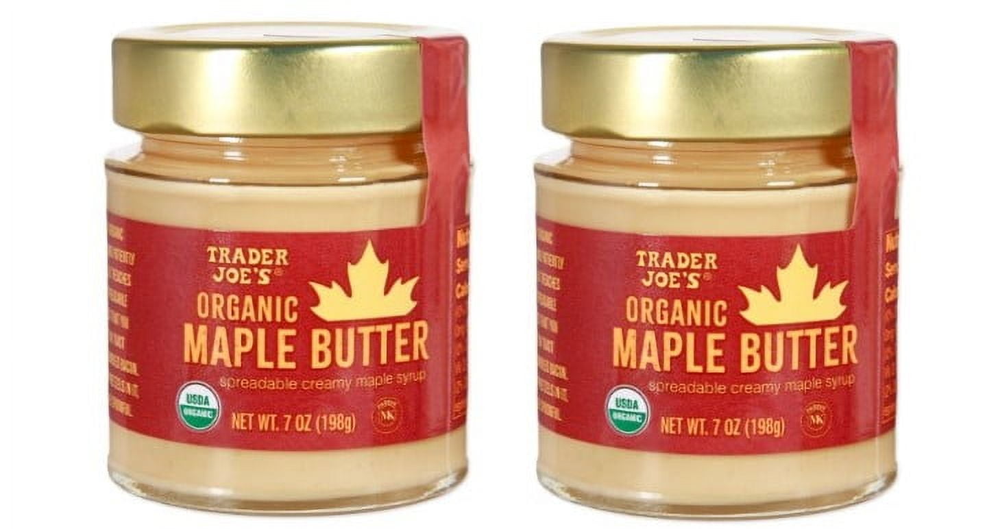 Trader Joe's Organic Maple Butter NET WT 7 oz (198g) x 2 - Walmart.com