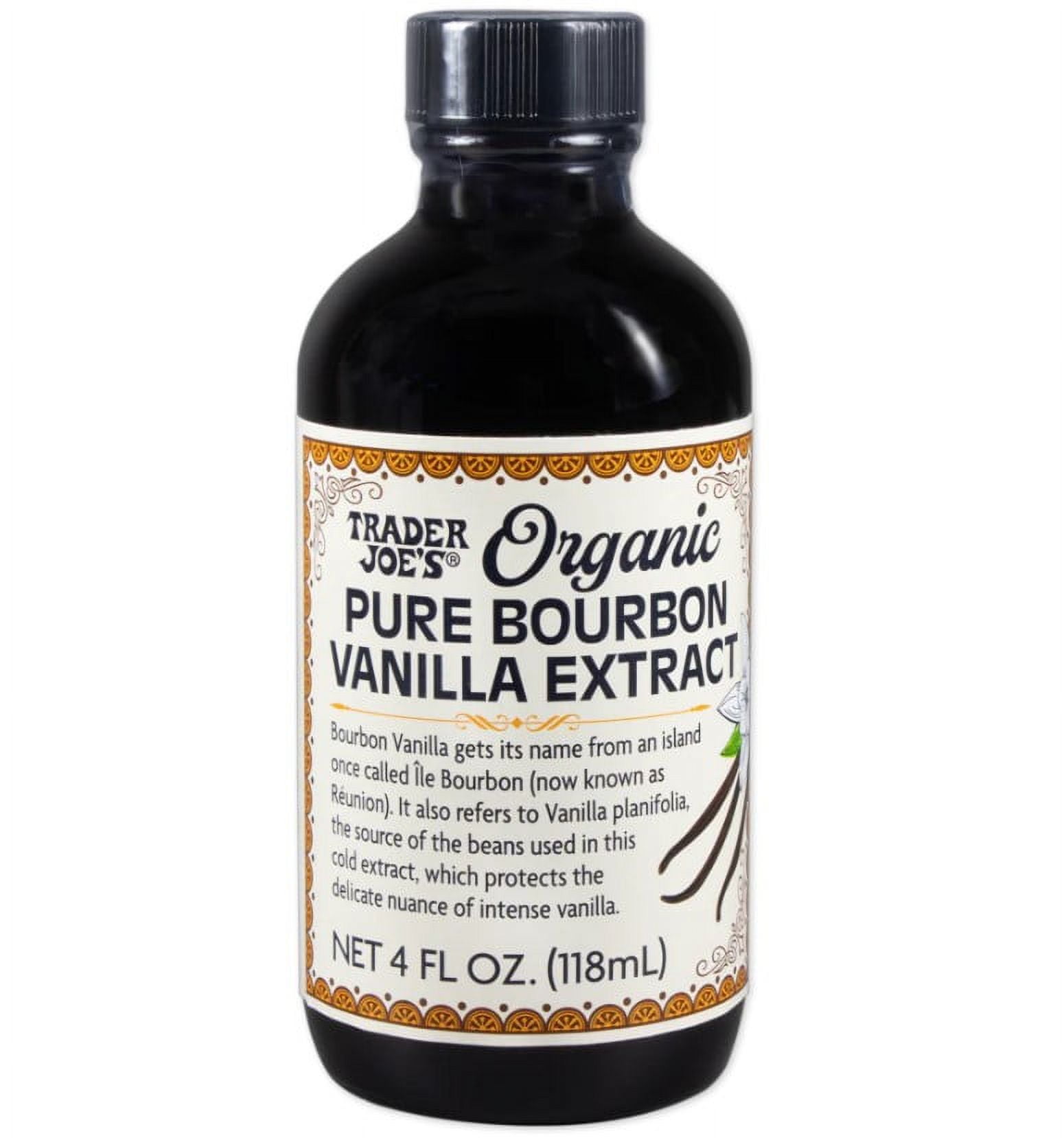Trader Joe's Organic Pure Bourbon Vanilla Extract, 4 Ounce - Walmart.com