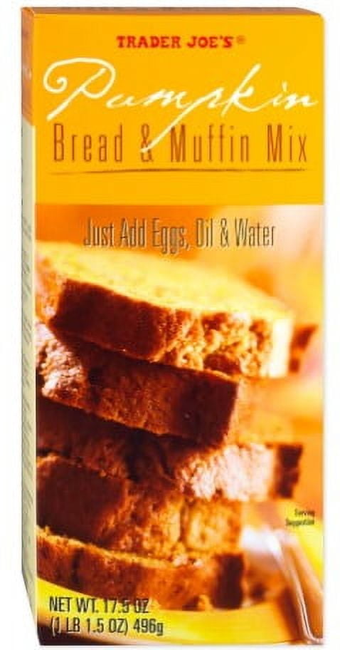 Trader Joe's Pumpkin Bread & Muffin Mix, 17.5 oz, 1 Pack - Walmart.com