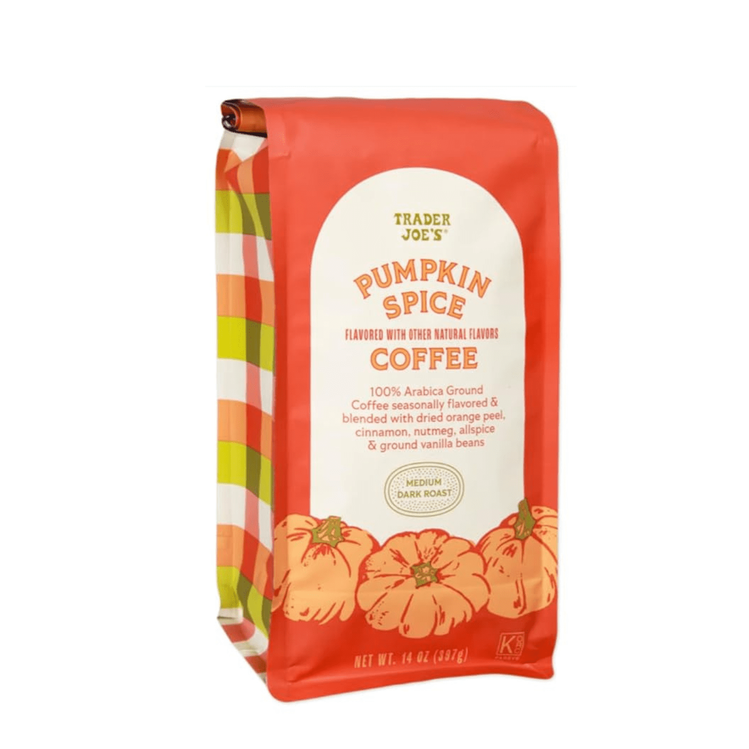 Trader Joe's Pumpkin Spice Coffee 14 oz - Pack of 1 - Walmart.com
