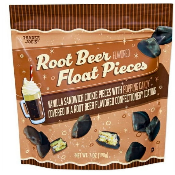Trader Joe's Root Beer Float Pieces, 7 oz, 1 count, with bonus keychain ...