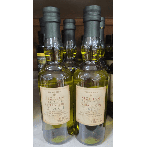 Trader Joe's Sicilian Selezione Extra Virgin Olive Oil 16.9fl 500ml (2 ...