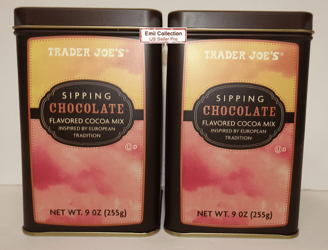 Trader Joe’s Sipping Chocolate Favored Cocoa Mix 9oz 255g (2 Tins ...