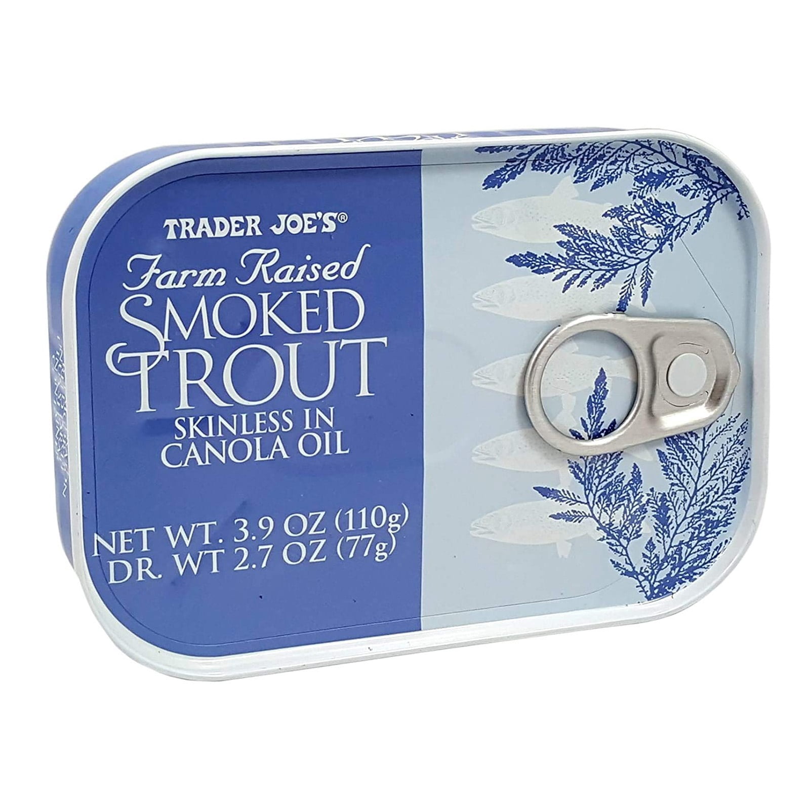 Trader Joe's Smoked Trout Fillets in Canola Oil – Skinless, Gently ...