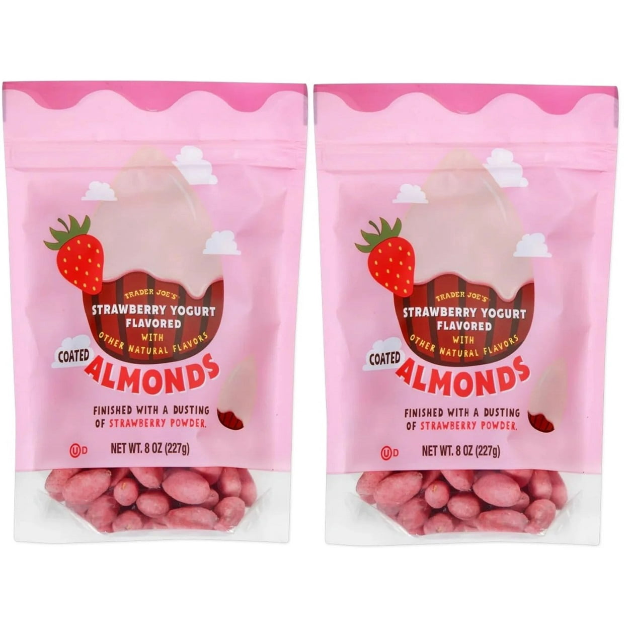 Trader Joe’s Strawberry Coated Almonds – Strawberry Yogurt Covered ...