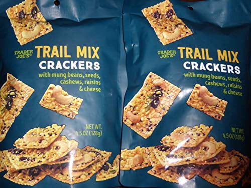 Trader Joe's Trail Mix Crackers with Mung Beans, Seeds, Cashews ...