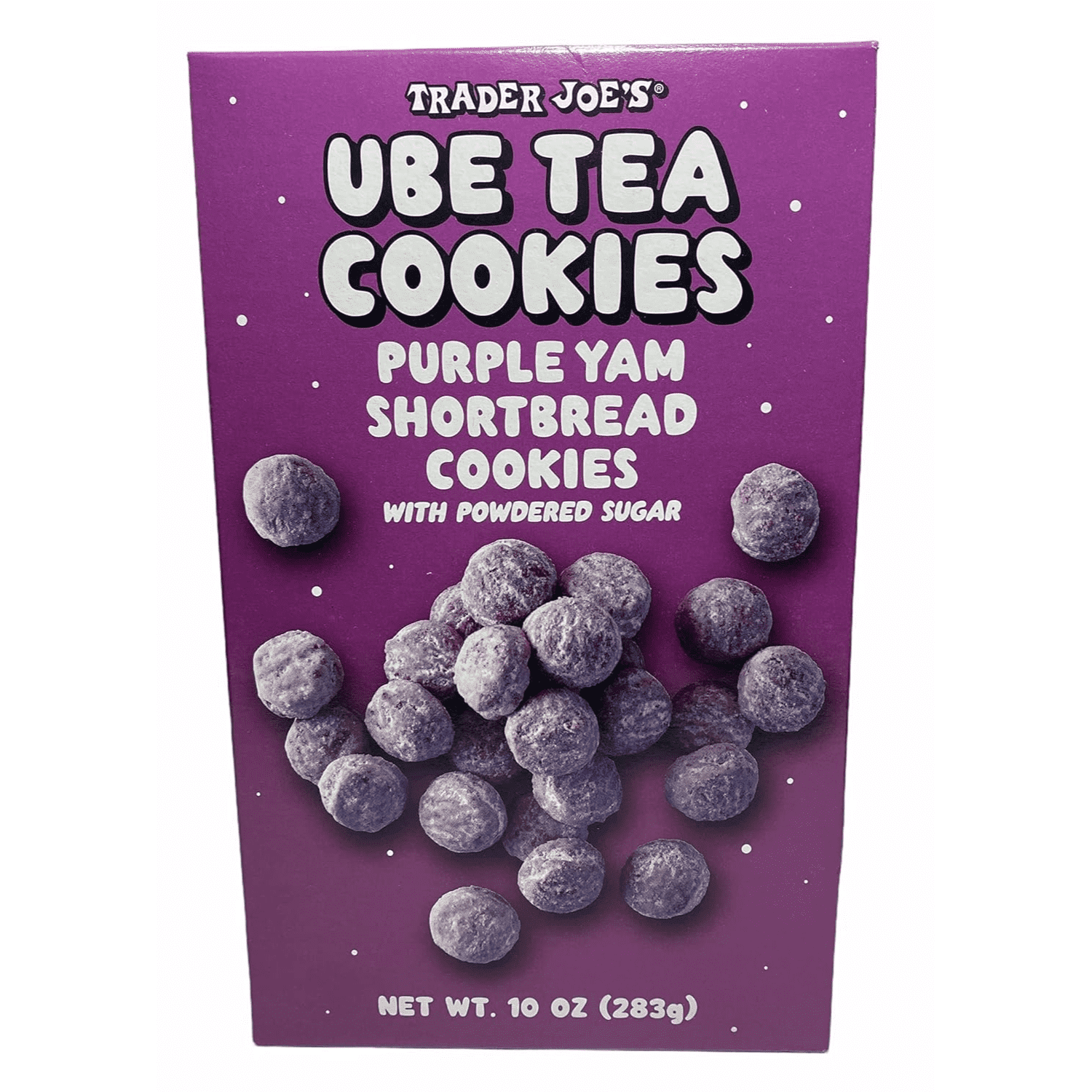 Trader Joe's Ube Tea Cookies-Purple Yam Shortbread - Each 10 Oz ( Pack ...