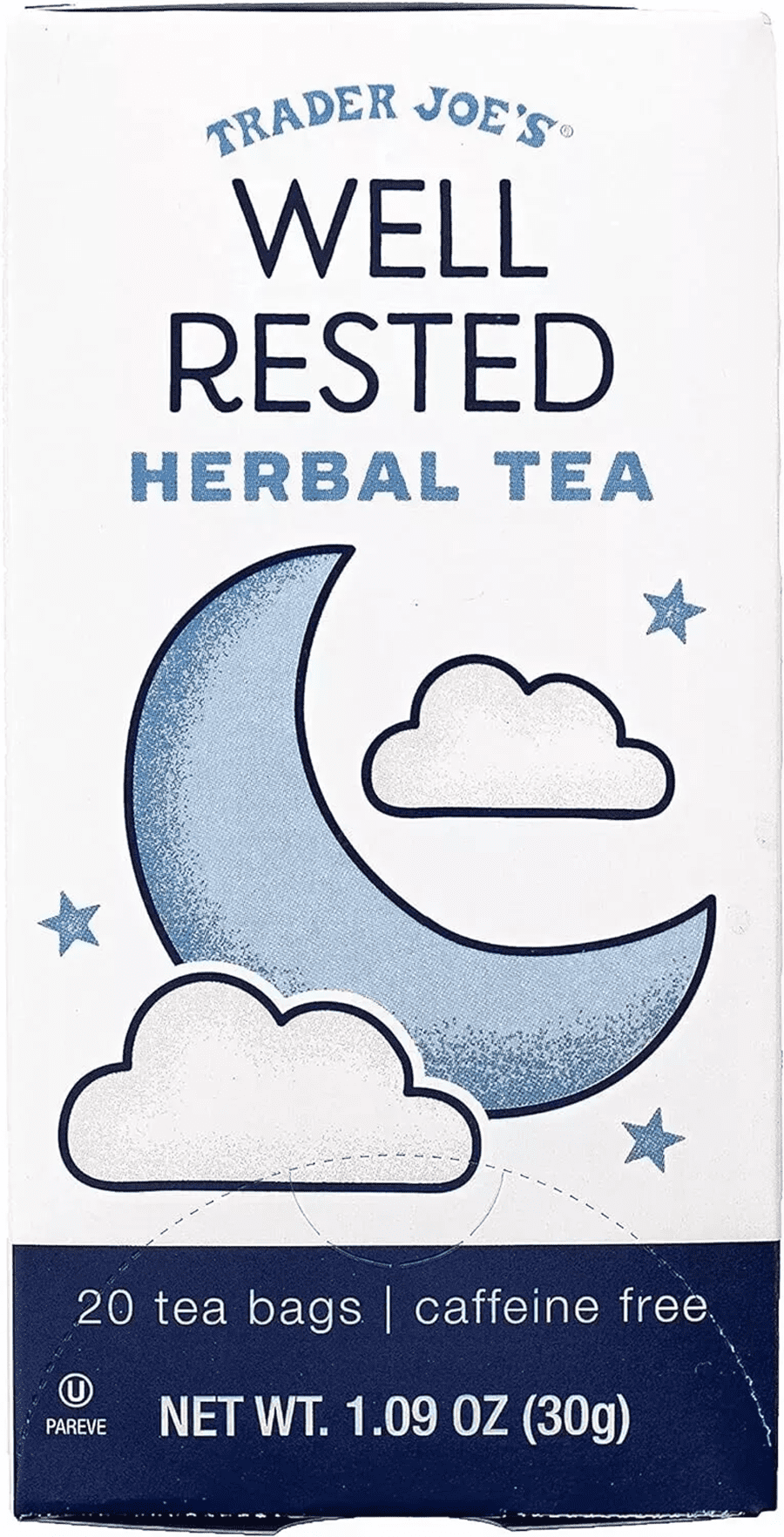 Trader Joe's WELL RESTED Herbal Tea Peppermint Chamomile Comfort Sleep ...