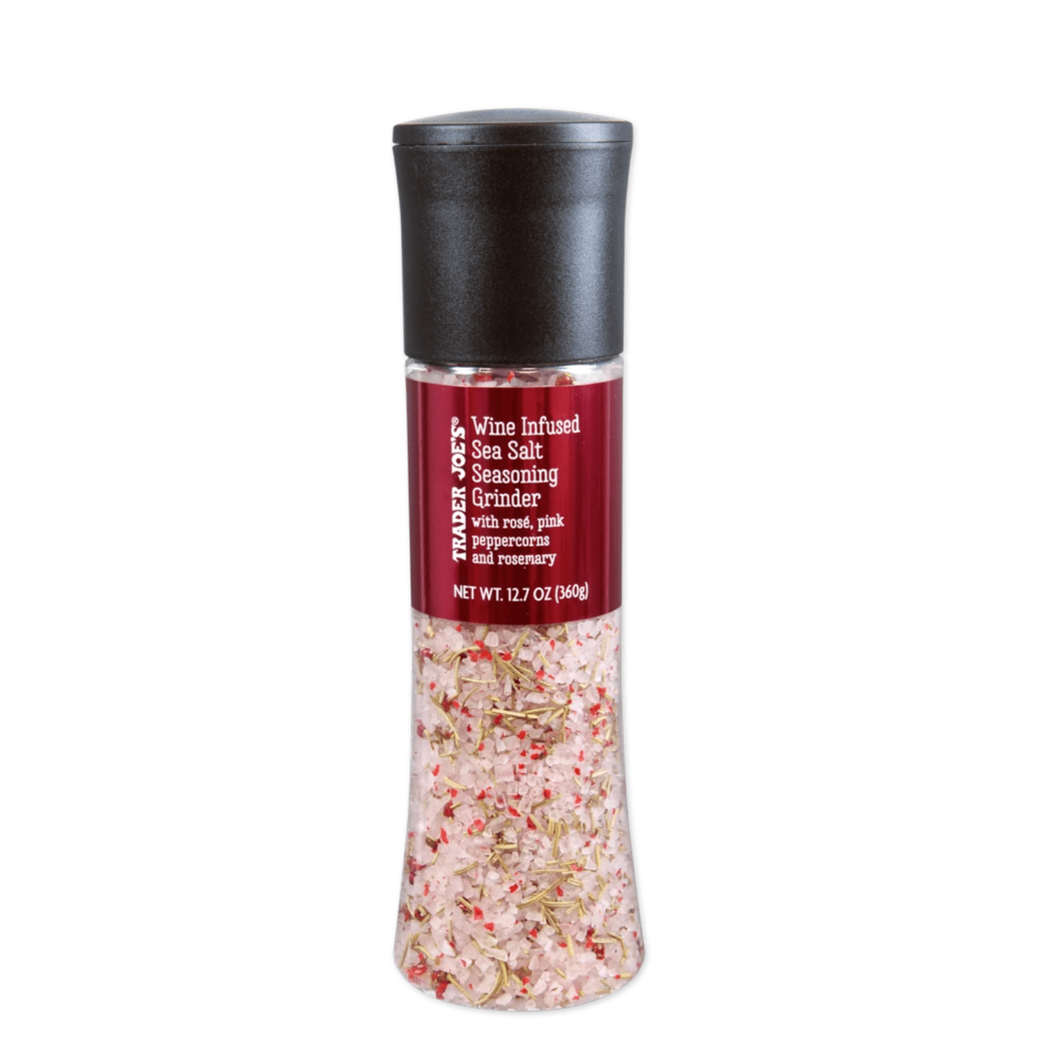Trader Joe's Wine Infused Sea Salt Seasoning Grinder, 12.7oz, Rosé ...
