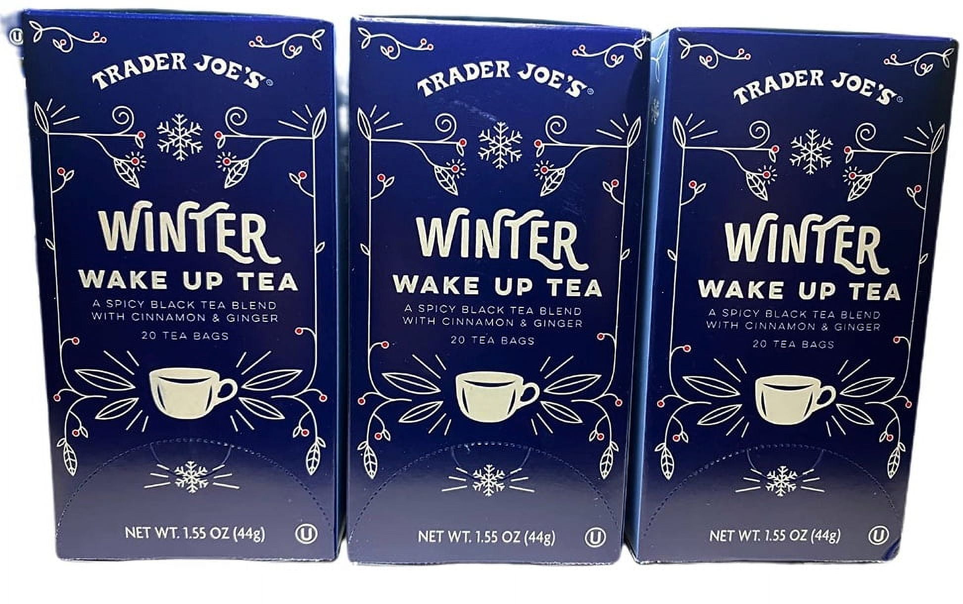 Trader Joe's Winter Wake Up Tea 20 tea bags (Pack of 3 bxs) - Walmart.com