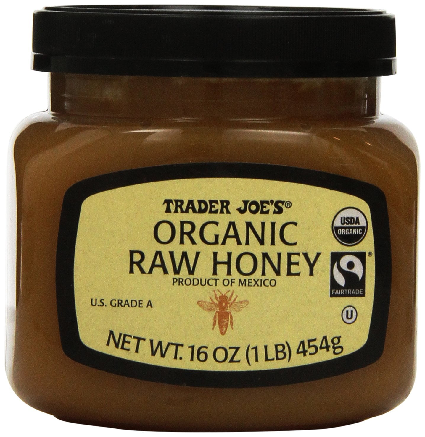 Trader Joes Organic Raw Honey 16 Ounce Packaging May Vary - Walmart.com
