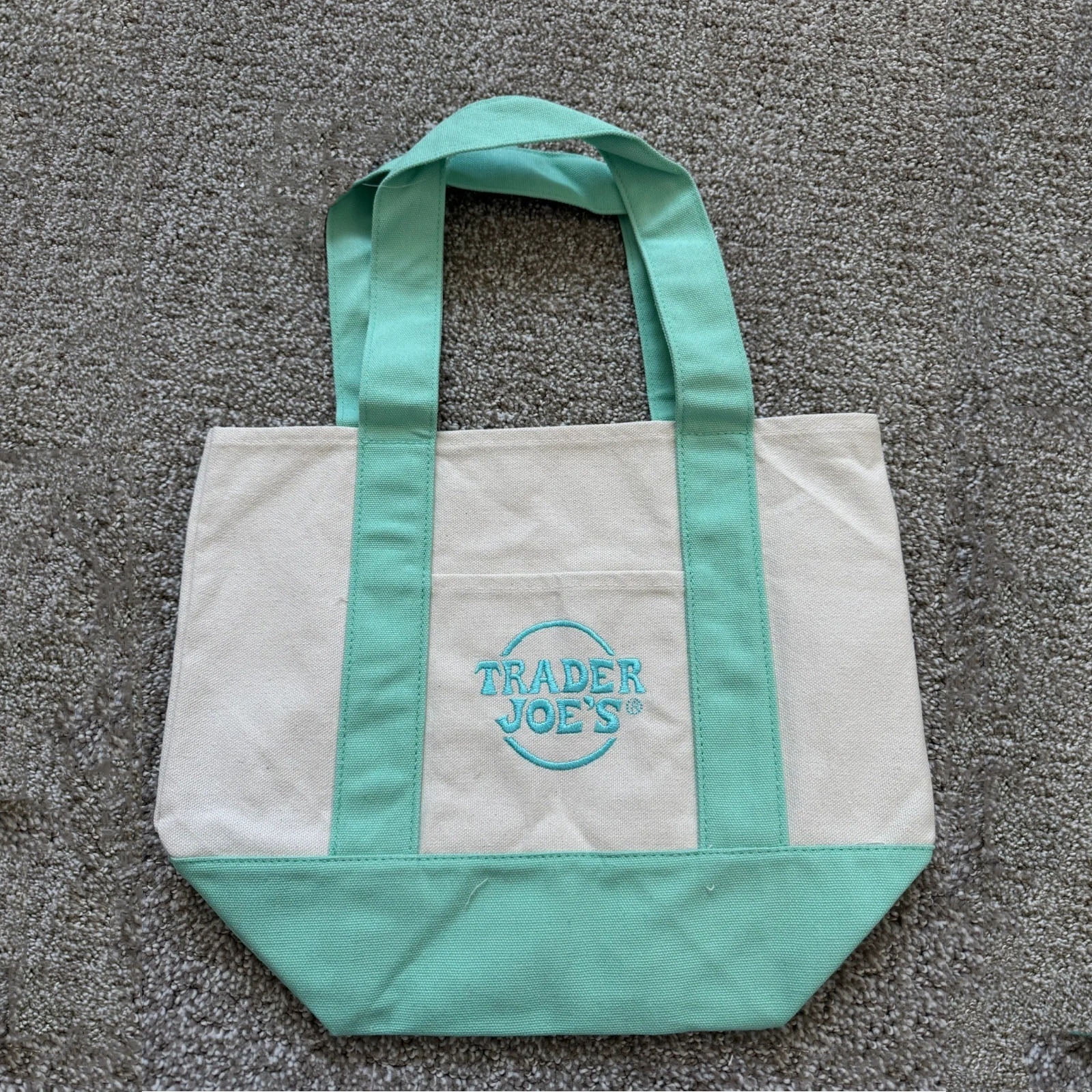 Trader Joes Pastel Mini Canvas Tote Bags 2025 LIMITED EDITION 1PC ...