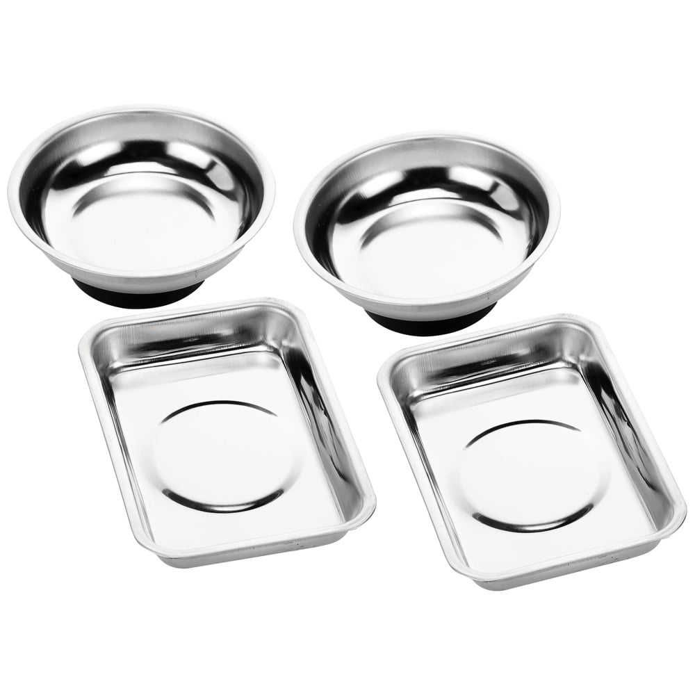 TradesPro 4 Pc Ss Mini Magnetic Tray Set - 837705 - Walmart.com